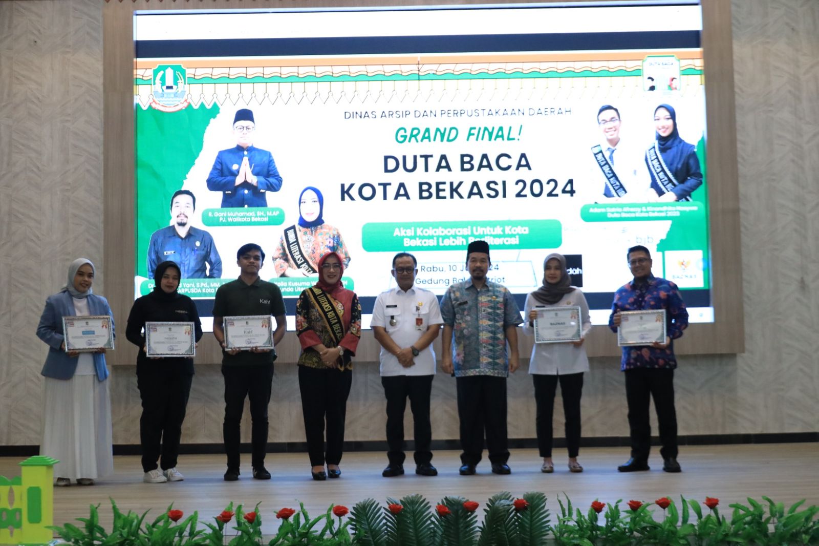 Grand Final Duta Baca 2024, Pj. Wali Kota Bekasi: Tumbuhkan Gemar ...